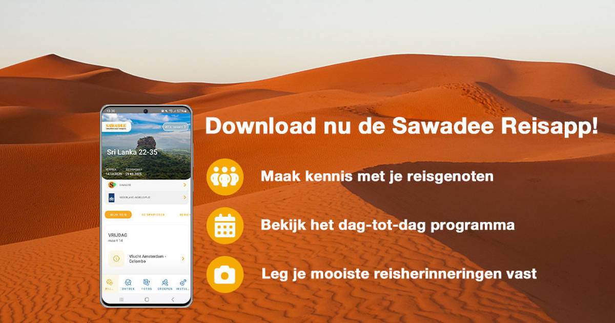 Sawadee Reisapp | Sawadee Reizen